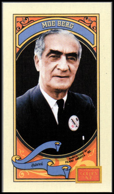 Moe Berg Baseball Price Guide | Moe Berg Trading Card Value – Beckett