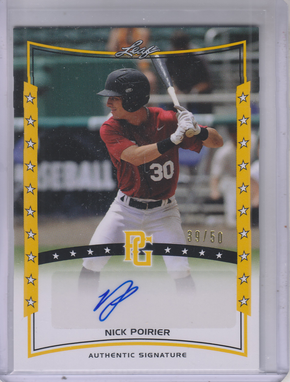 Nick Poirier Baseball Price Guide | Nick Poirier Trading Card Value ...