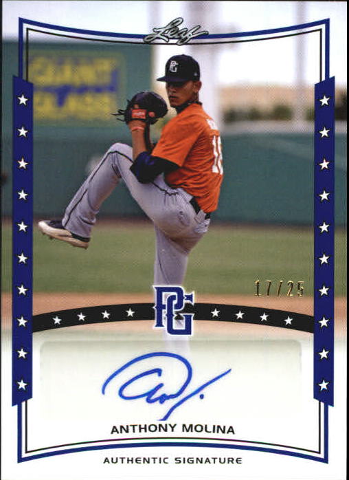 Anthony Molina Baseball Price Guide | Anthony Molina Trading Card Value ...