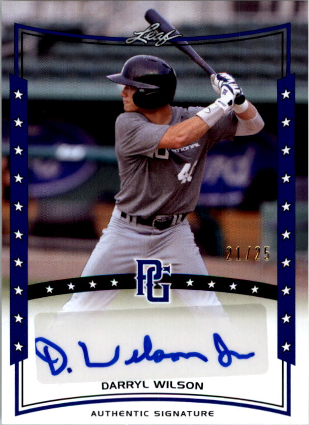 Darryl Wilson Baseball Price Guide | Darryl Wilson Trading Card Value ...