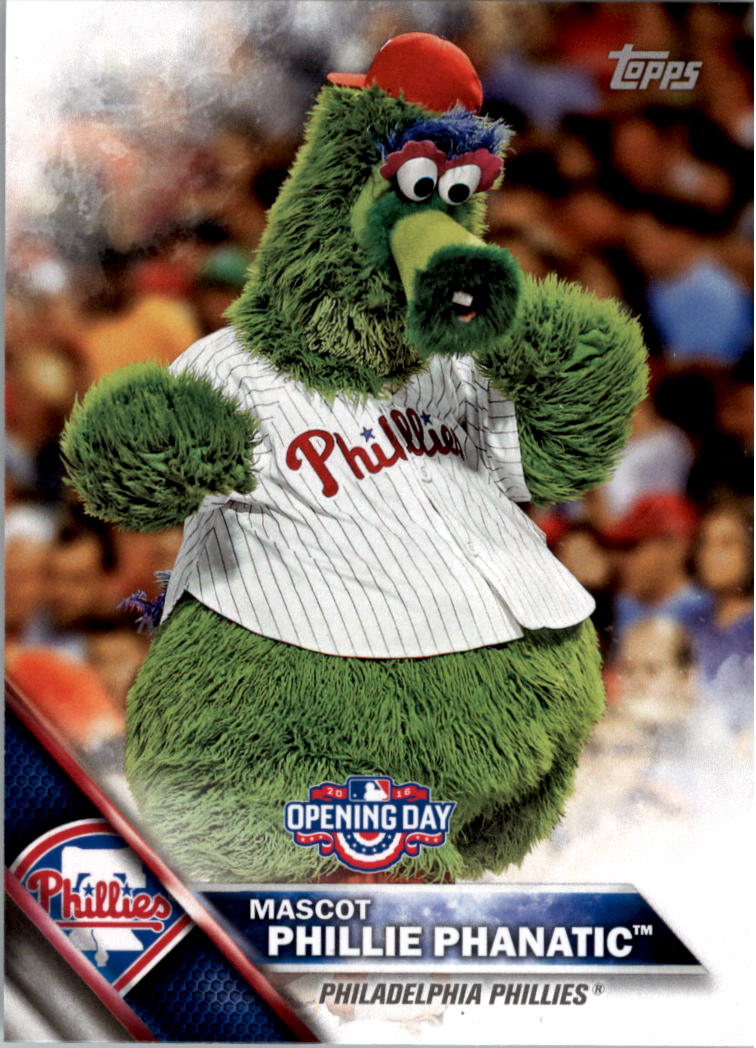 Phillie Phanatic Baseball Price Guide | Phillie Phanatic Trading Card ...