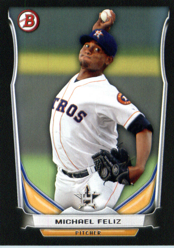 Michael Feliz Baseball Price Guide | Michael Feliz Trading Card Value ...