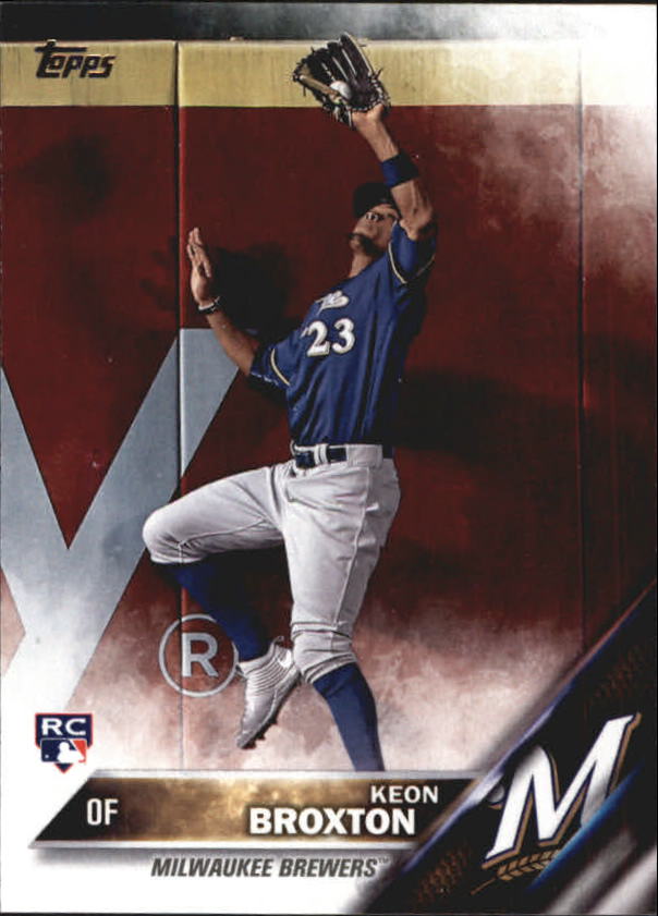 Keon Broxton Baseball Price Guide | Keon Broxton Trading Card Value ...