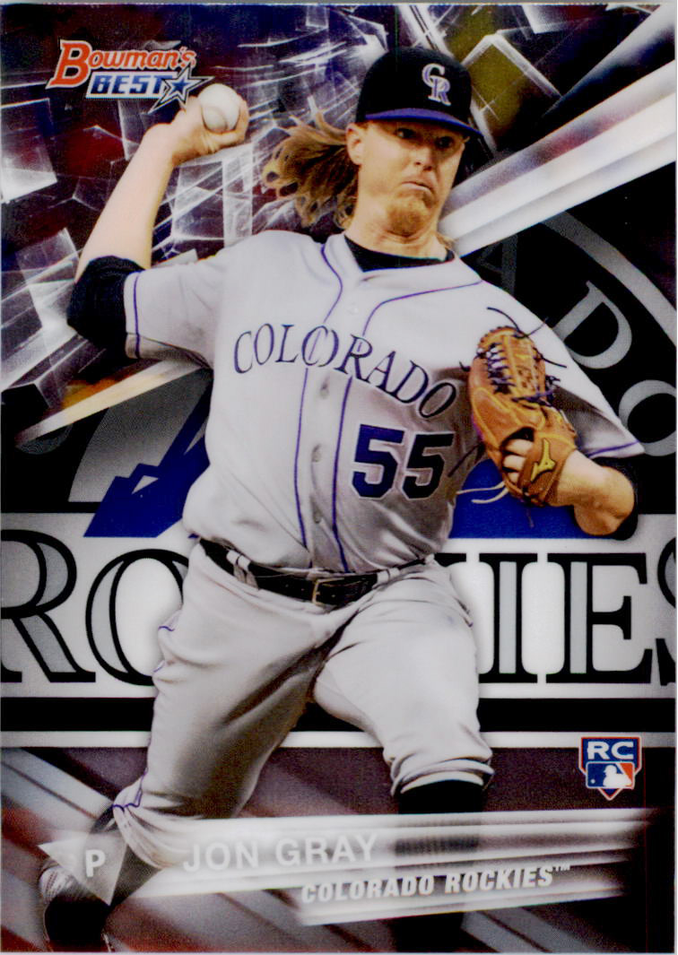 Jon Gray Baseball Price Guide | Jon Gray Trading Card Value – Beckett