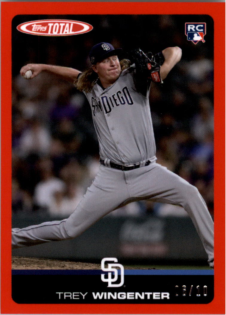 Trey Wingenter Baseball Price Guide | Trey Wingenter Trading Card Value ...