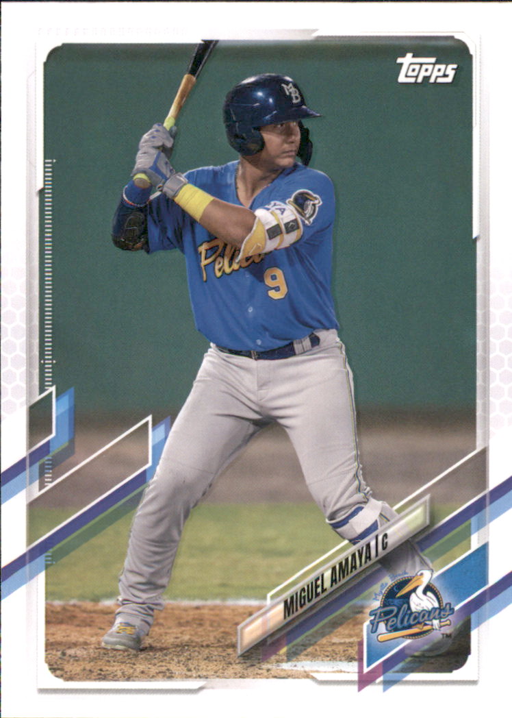 Miguel Amaya Baseball Price Guide | Miguel Amaya Trading Card Value ...