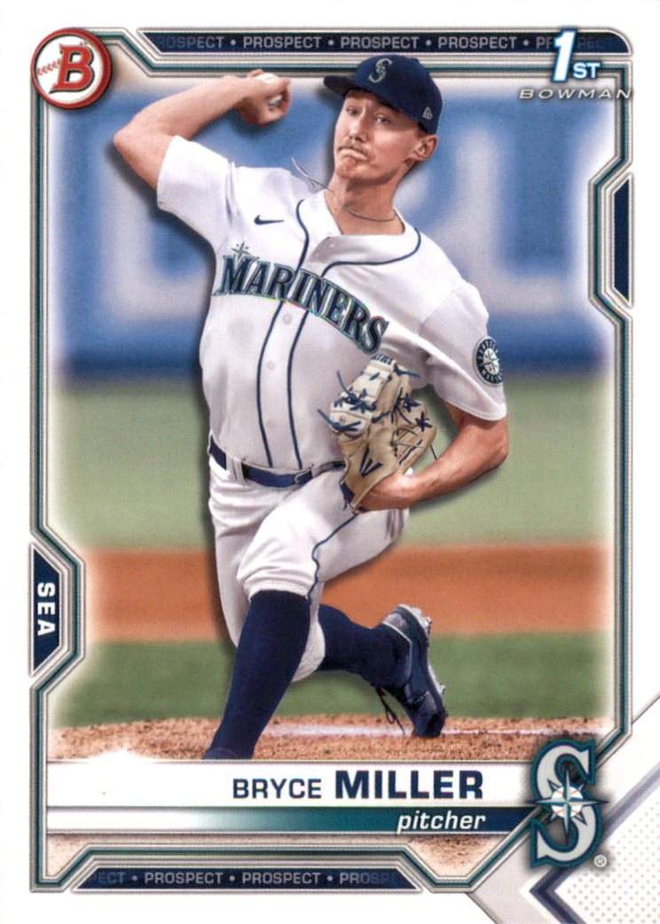 Bryce Miller Baseball Price Guide | Bryce Miller Trading Card Value ...