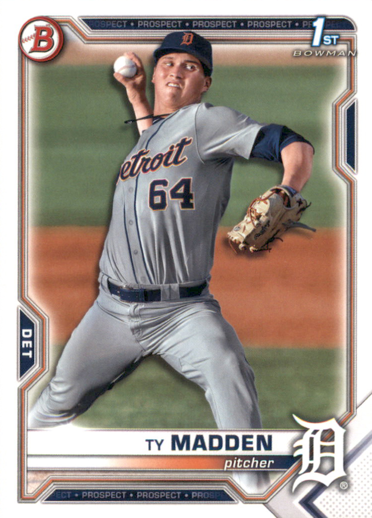 Ty Madden Baseball Price Guide | Ty Madden Trading Card Value – Beckett