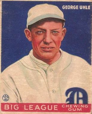 George E. Uhle Baseball Price Guide | George E. Uhle Trading Card Value ...