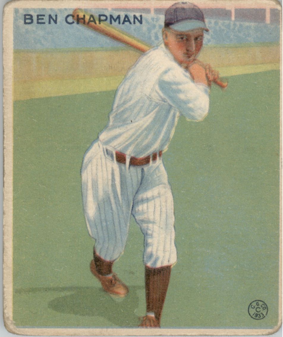 William B. Chapman Baseball Price Guide | William B. Chapman Trading ...