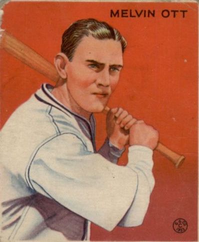 Mel Ott Baseball Price Guide | Mel Ott Trading Card Value – Beckett