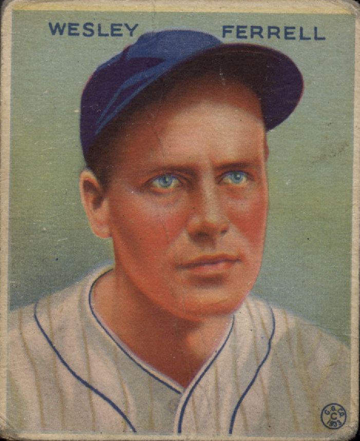 Buy Wes Ferrell Cards Online | Wes Ferrell Baseball Price Guide - Beckett