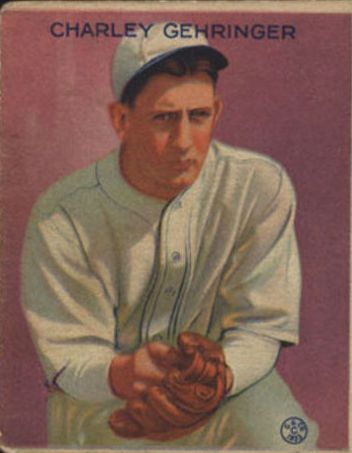 Charlie Gehringer Baseball Price Guide | Charlie Gehringer Trading Card ...