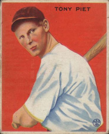 Tony Piet Baseball Price Guide | Tony Piet Trading Card Value – Beckett