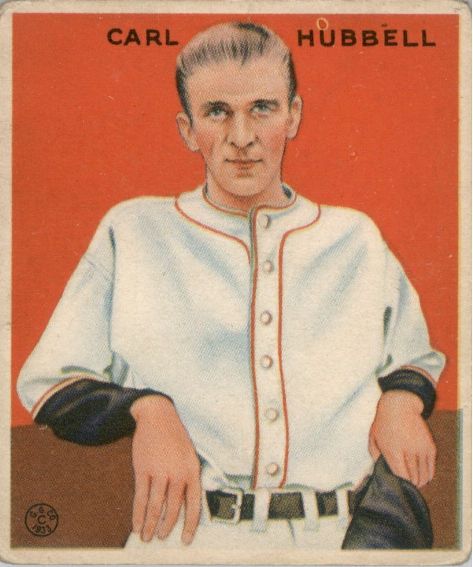 Carl Hubbell Baseball Price Guide | Carl Hubbell Trading Card Value ...