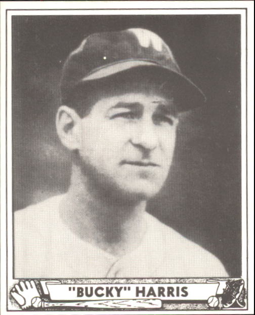 Bucky Harris Baseball Price Guide | Bucky Harris Trading Card Value ...