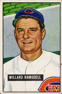 J. Willard Ramsdell Baseball Price Guide | J. Willard Ramsdell Trading ...