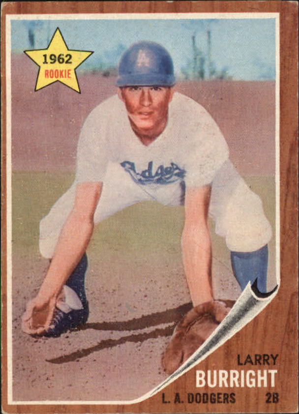 Larry Burright Baseball Price Guide | Larry Burright Trading Card Value ...