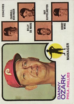 Buy Danny Ozark Cards Online | Danny Ozark Baseball Price Guide - Beckett