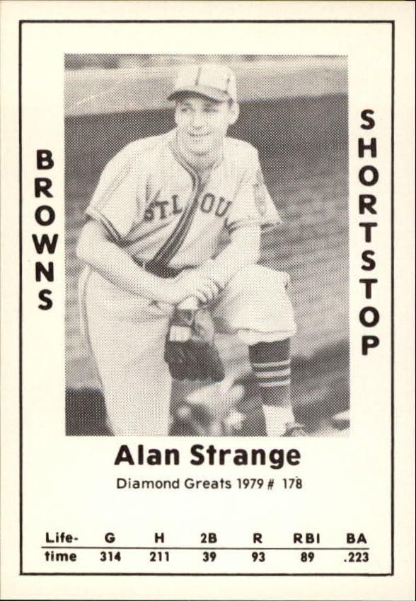 Alan Strange Baseball Price Guide | Alan Strange Trading Card Value ...