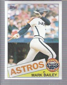 Mark Bailey Baseball Price Guide | Mark Bailey Trading Card Value – Beckett