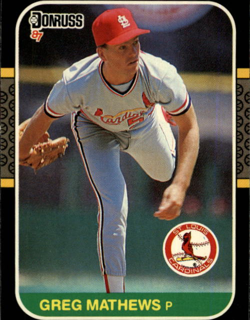 Greg Mathews Baseball Price Guide | Greg Mathews Trading Card Value ...