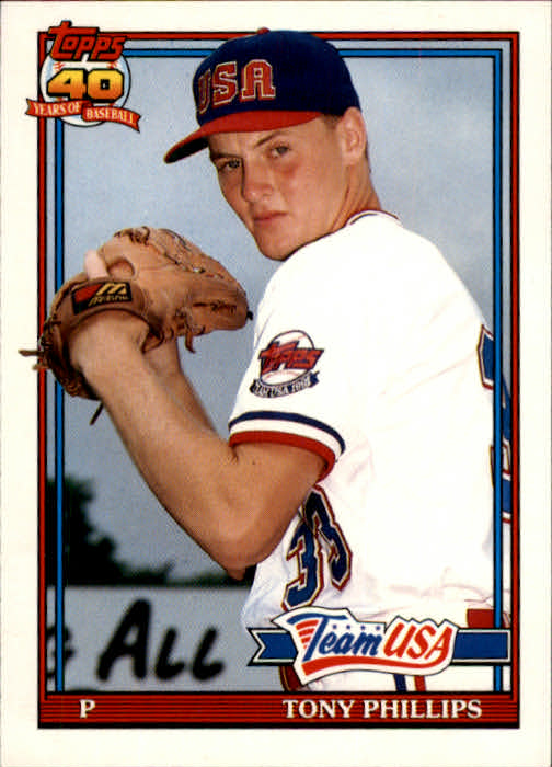 Tony Phillips Baseball Price Guide | Tony Phillips Trading Card Value ...