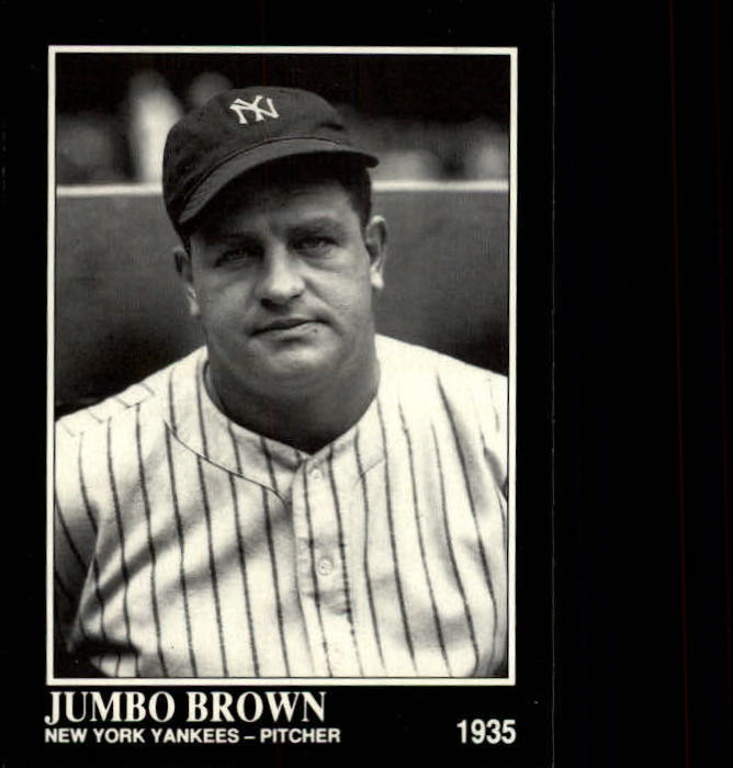 Jumbo Brown Baseball Price Guide | Jumbo Brown Trading Card Value – Beckett
