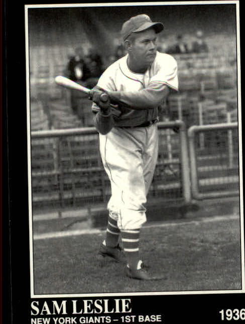 Buy Sam Leslie Cards Online | Sam Leslie Baseball Price Guide - Beckett