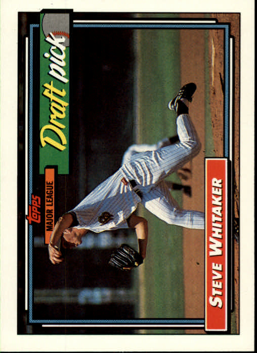 Steve Whitaker Baseball Price Guide | Steve Whitaker Trading Card Value ...