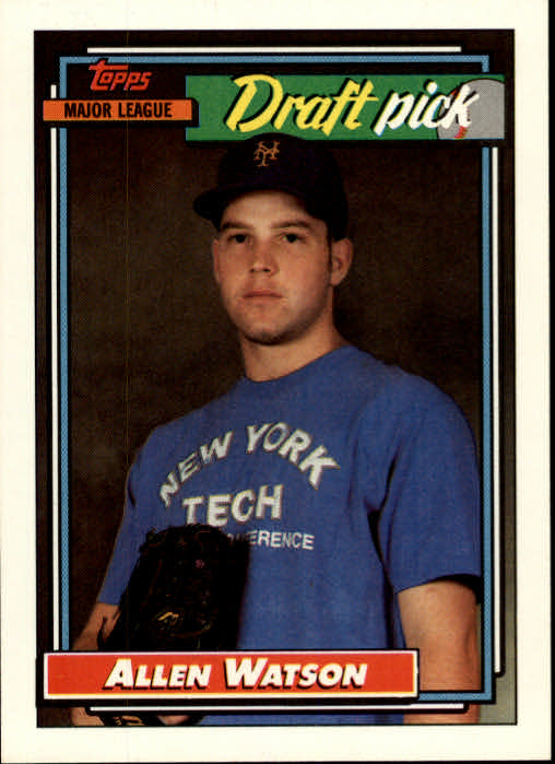 Allen Watson Baseball Price Guide | Allen Watson Trading Card Value ...