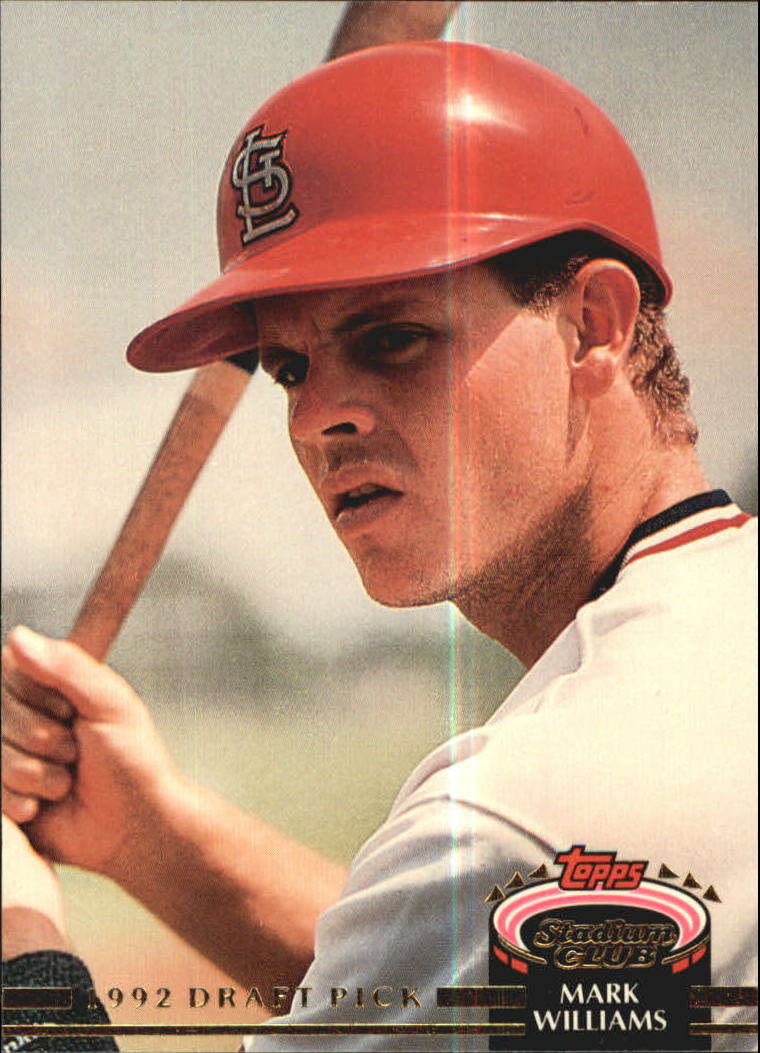 Mark Williams Baseball Price Guide | Mark Williams Trading Card Value ...
