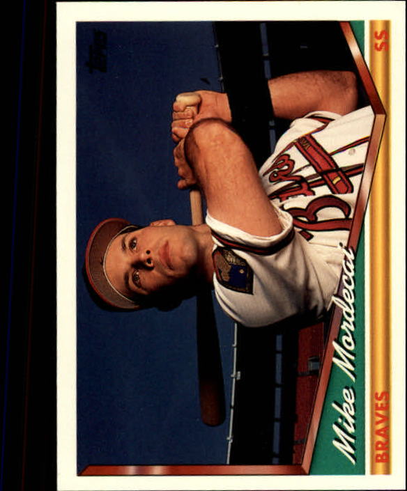 Mike Mordecai Baseball Price Guide | Mike Mordecai Trading Card Value ...