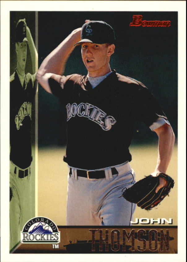 John Thomson Baseball Price Guide | John Thomson Trading Card Value ...
