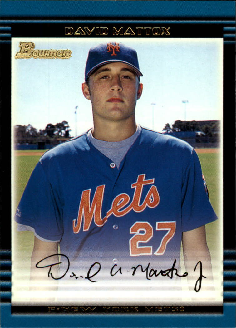 David Mattox Baseball Price Guide | David Mattox Trading Card Value ...