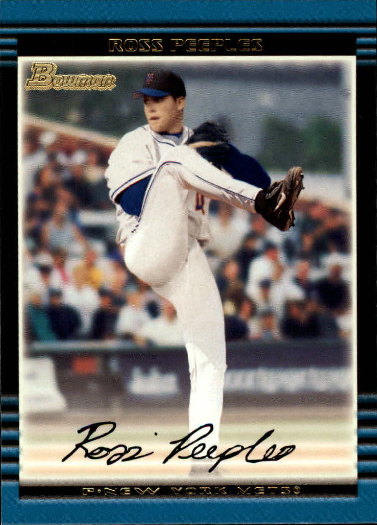 Ross Peeples Baseball Price Guide | Ross Peeples Trading Card Value ...