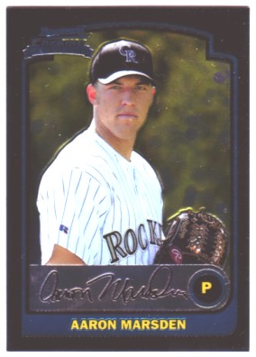 Aaron Marsden Baseball Price Guide | Aaron Marsden Trading Card Value ...