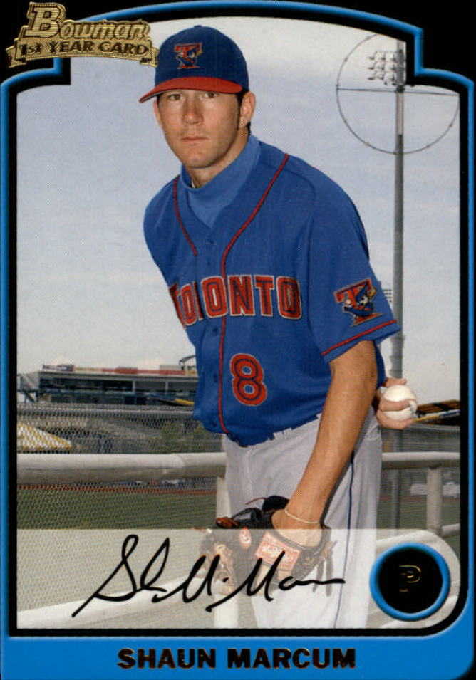Shaun Marcum Baseball Price Guide | Shaun Marcum Trading Card Value ...