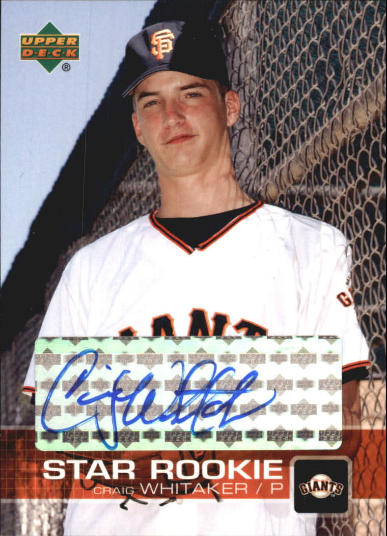 Craig Whitaker Baseball Price Guide | Craig Whitaker Trading Card Value ...