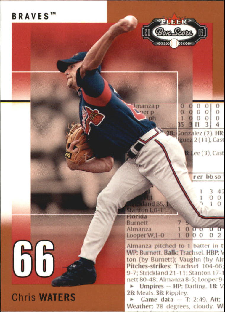 Chris M. Waters Baseball Price Guide | Chris M. Waters Trading Card ...