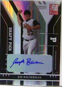 Buy Joe Bauserman Cards Online | Joe Bauserman Baseball Price Guide ...