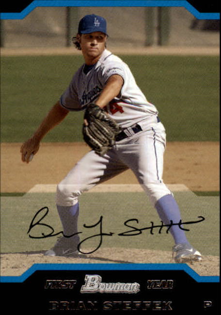 Brian Steffek Baseball Price Guide | Brian Steffek Trading Card Value ...