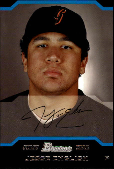 Buy Jesse English Cards Online | Jesse English Baseball Price Guide ...