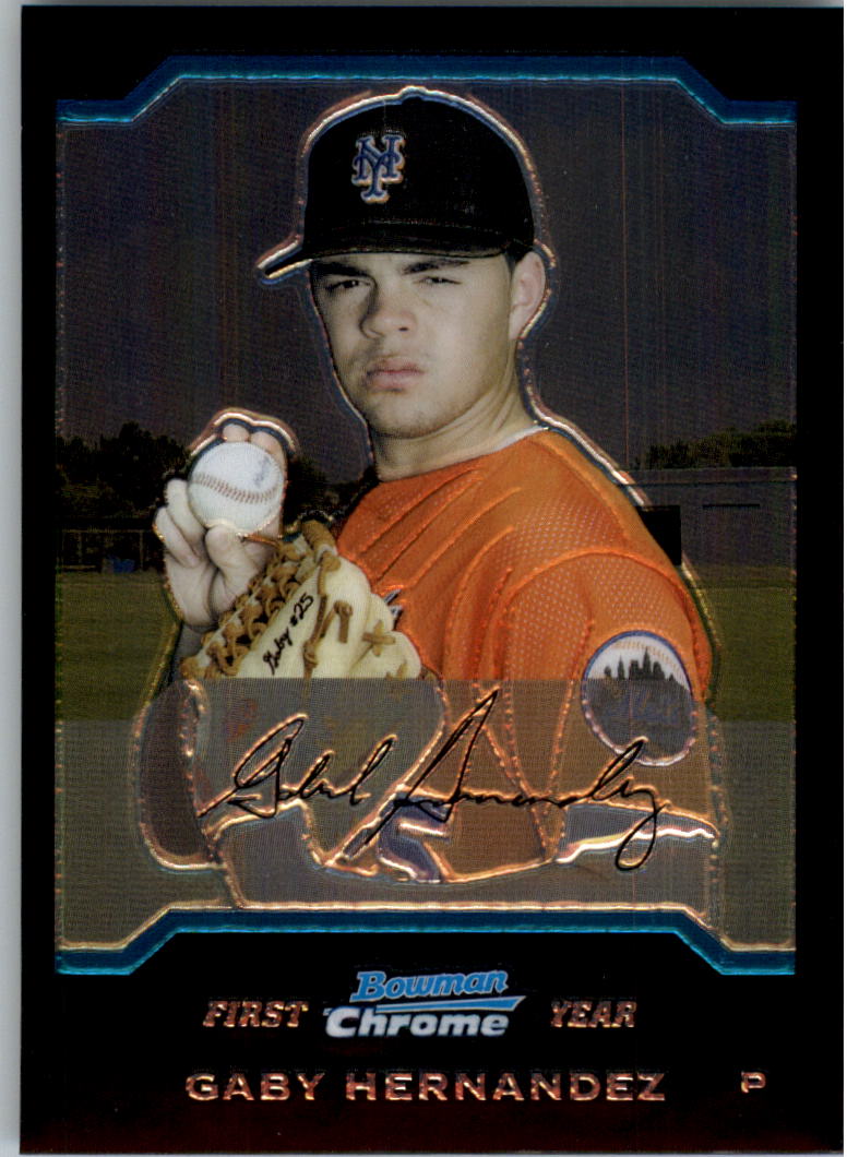 Gaby Hernandez Baseball Price Guide | Gaby Hernandez Trading Card Value ...