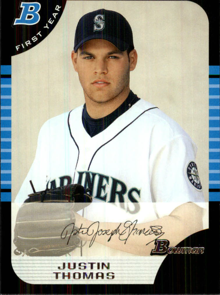 Justin Thomas Baseball Price Guide | Justin Thomas Trading Card Value ...