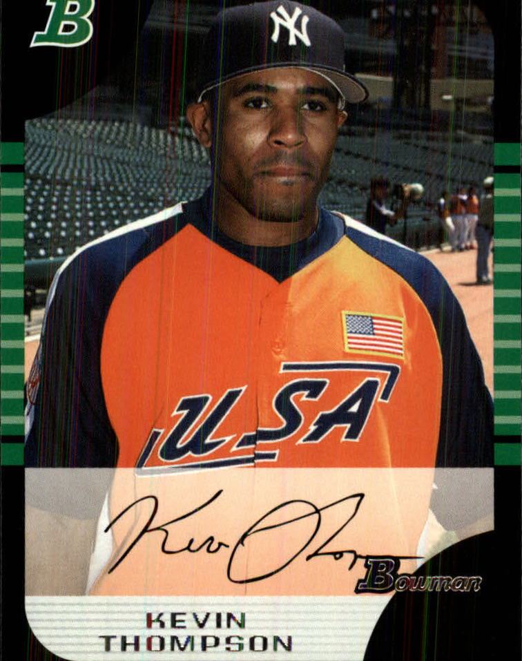 Kevin Thompson Baseball Price Guide | Kevin Thompson Trading Card Value ...