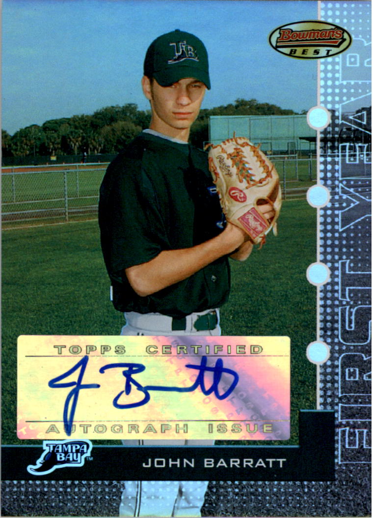 Buy Jonathan Barratt Cards Online | Jonathan Barratt Baseball Price ...