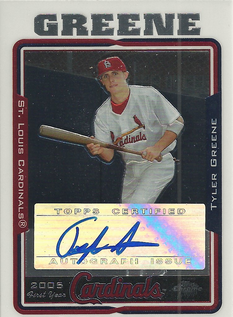 Tyler Greene Baseball Price Guide | Tyler Greene Trading Card Value ...