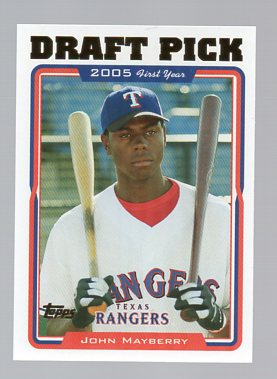 John Mayberry Jr. Baseball Price Guide | John Mayberry Jr. Trading Card ...