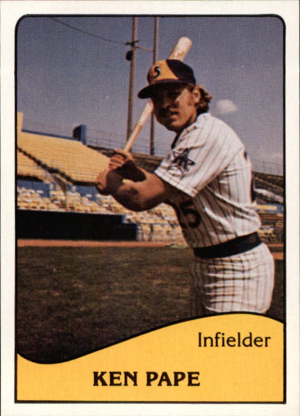 Kenneth Wayne Pape Baseball Price Guide | Kenneth Wayne Pape Trading ...